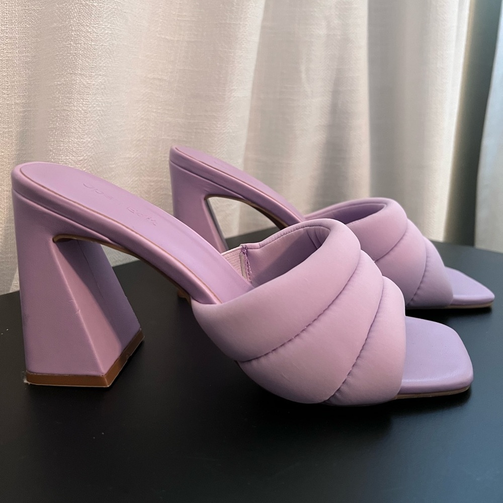 Open Edit Purple Mules - Gem